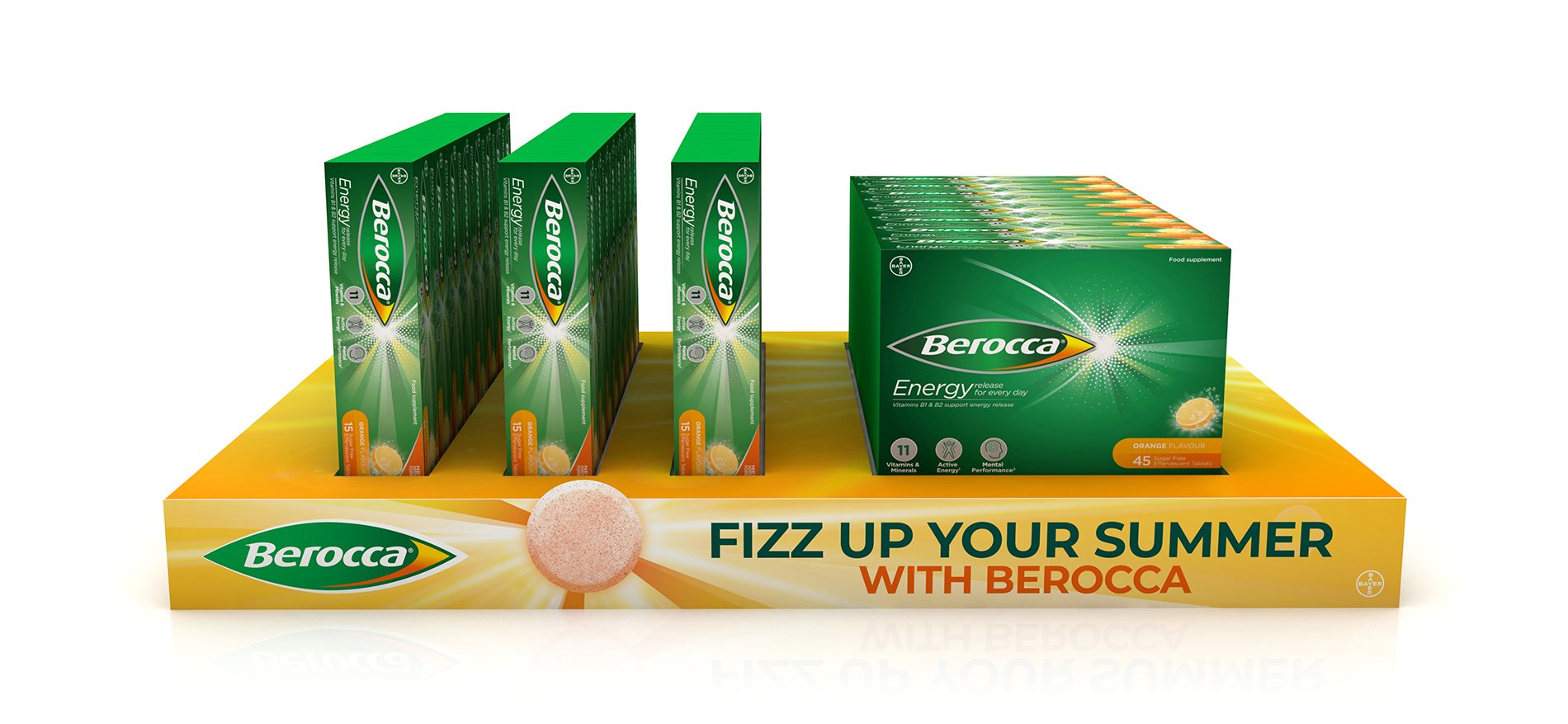 Berocca Summer Omnichannel Campaign Design by Mauveworx