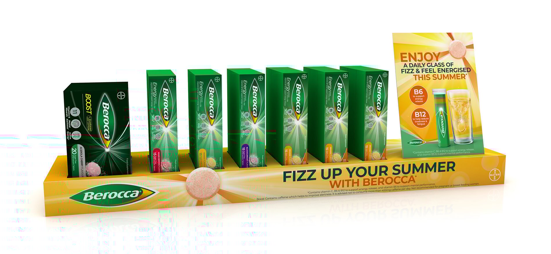 Berocca Summer Omnichannel Campaign Design by Mauveworx